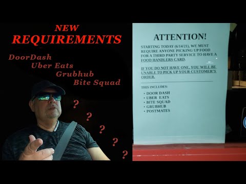 NEW REQUIREMENTS For DoorDash | Uber Eats | Grubhub | Bite Squad