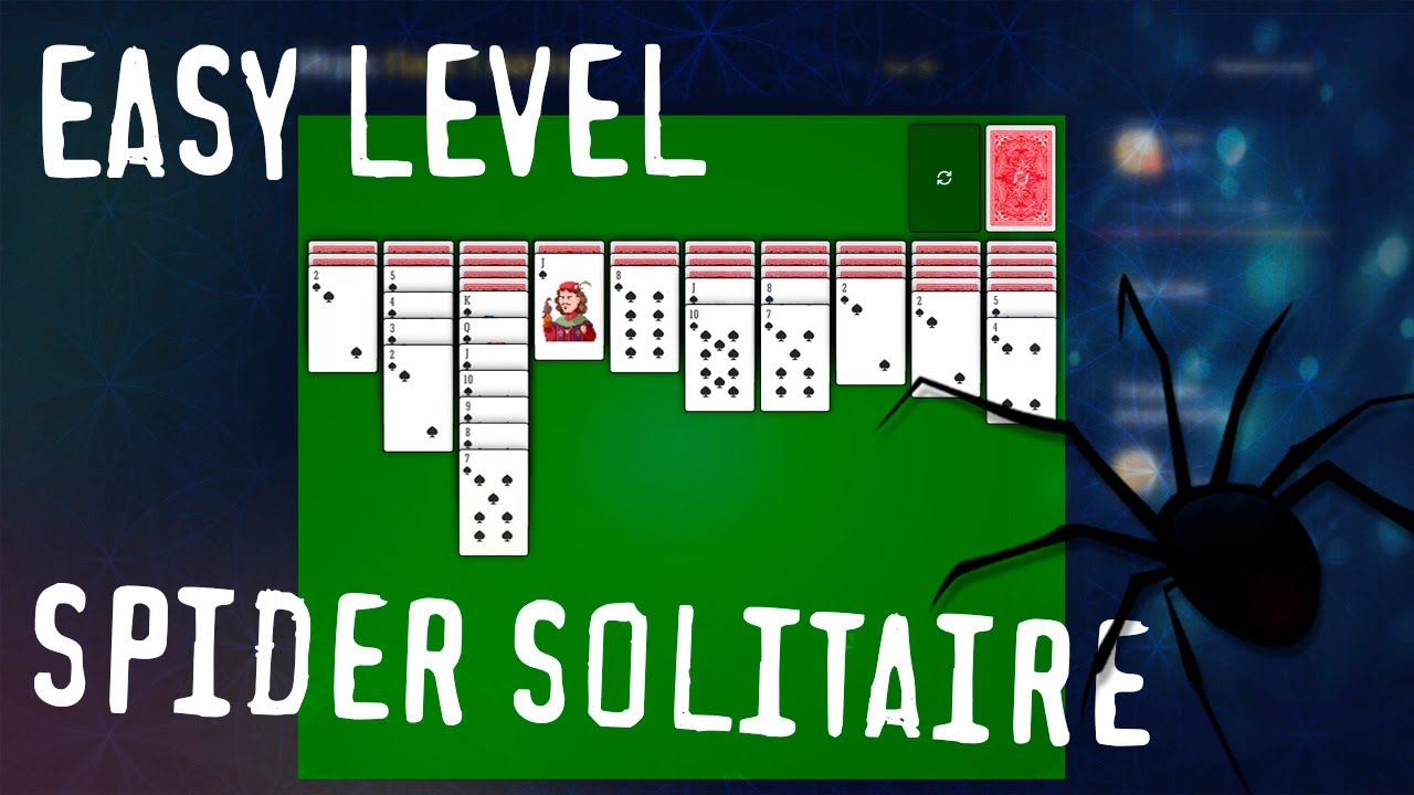 Spider solitaire 1 suits on GameZZ Online 🕷