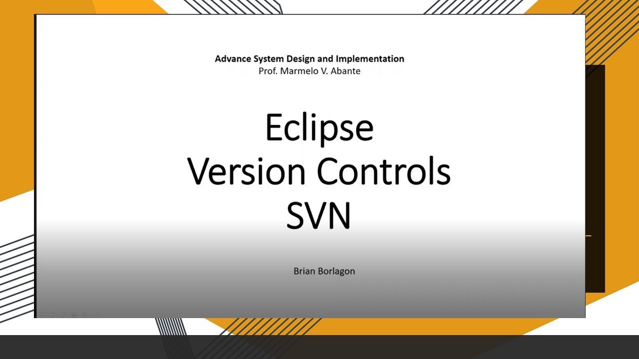 Eclipse Version Controls SVN in Java