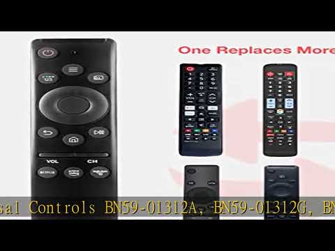 Universal Remote-Control for Samsung Smart-TV, Remote-Replacement of HDTV 4K UHD Curved QLED and Mo