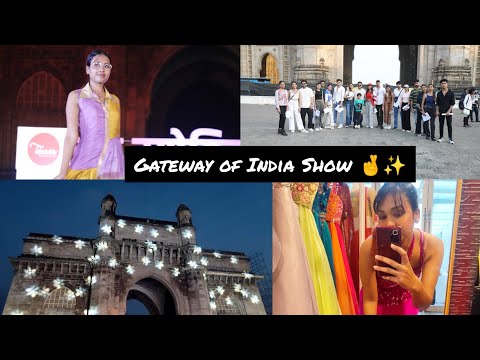 Fashion Show in front of Gateway of India 😄 Rehearsals in the heat, cruise ride, full day vlog 👠