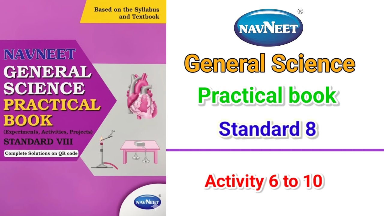 🛡️🔥 Class 8 Science Practical (Neveet) | 💡Activities 6 to 10 |🔬 All Answers + PDF 🌟🚀