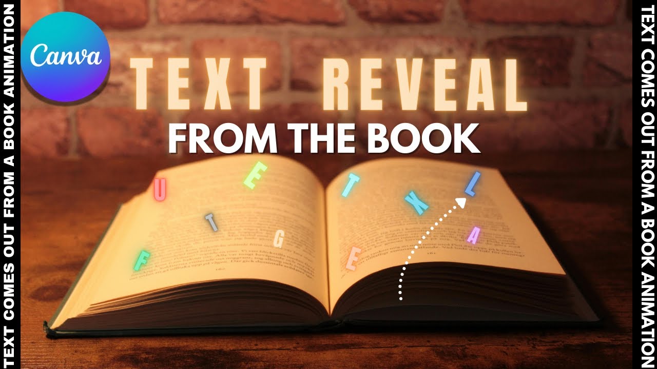 Text Reveal Animation Canva Tutorial Kinetic Typography