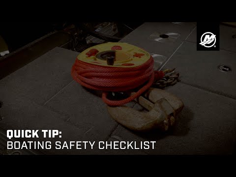 Quick Tip: Boating Safety Checklist