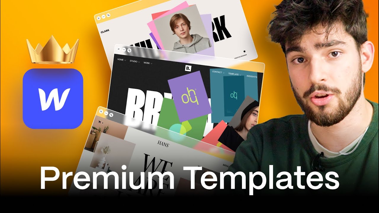Top 5 INCREDIBLE Premium Webflow Templates