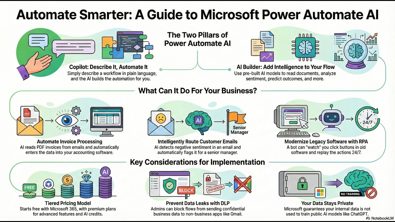 Power Automate AI Enterprise Automation