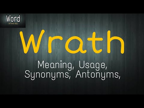 Word of the day - Wrath
