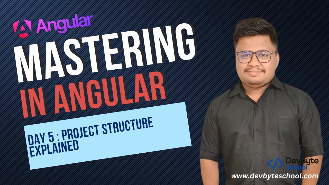 Angular Tutorial | Day 5 : Angular 17 project structure explained #angular17