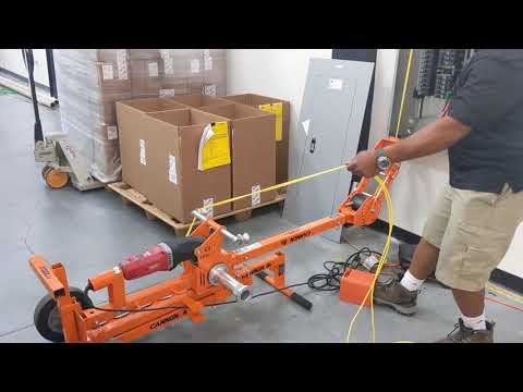 mechanical wire puller.