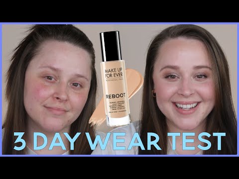 MAKEUP FOREVER REBOOT FOUNDATION | 3 Day Wear Test on Dry Skin