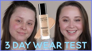 MAKEUP FOREVER REBOOT FOUNDATION | 3 Day Wear Test on Dry Skin