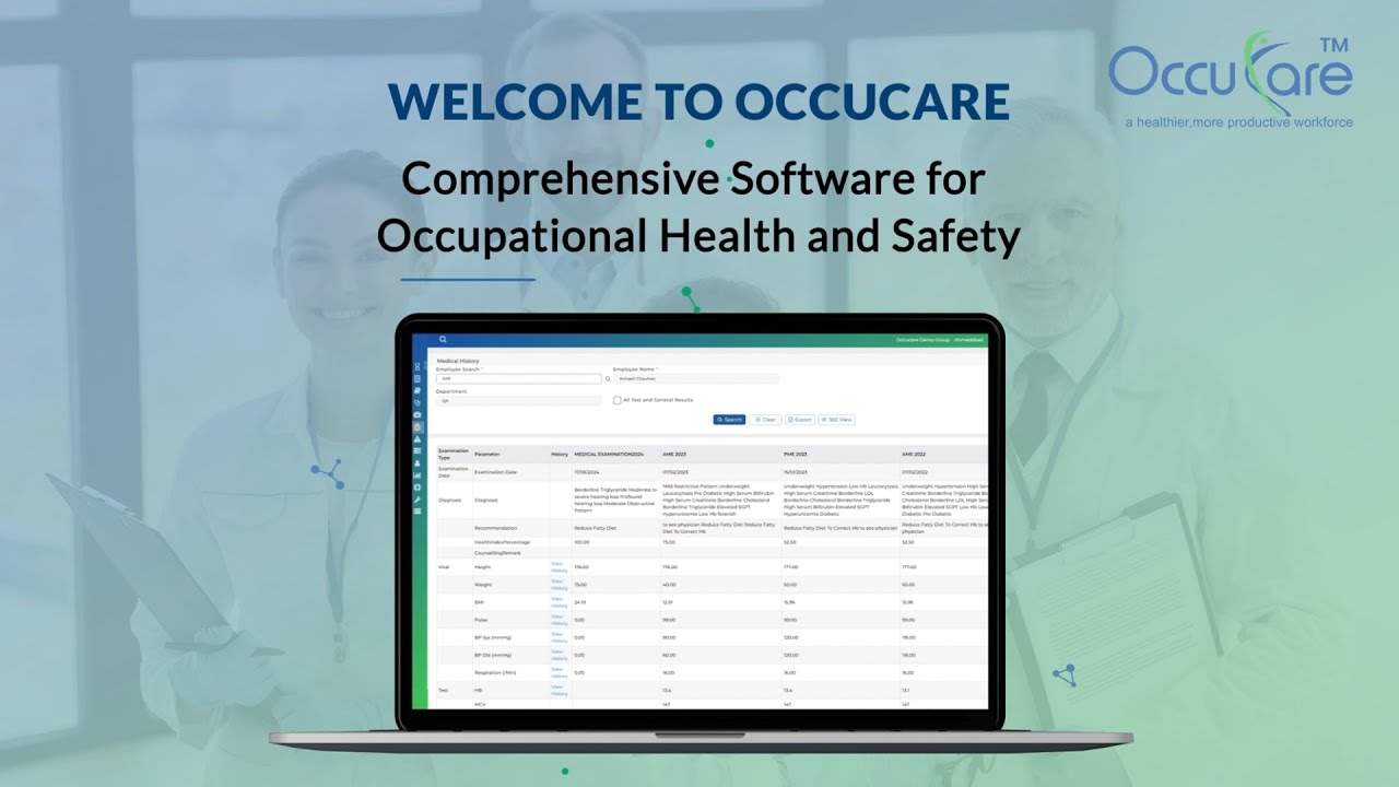 Ensure Workplace Safety with Occucare’s EHS Management Software