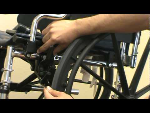 New Solutions How to install and adjust wheel locks on standard wheelchair
