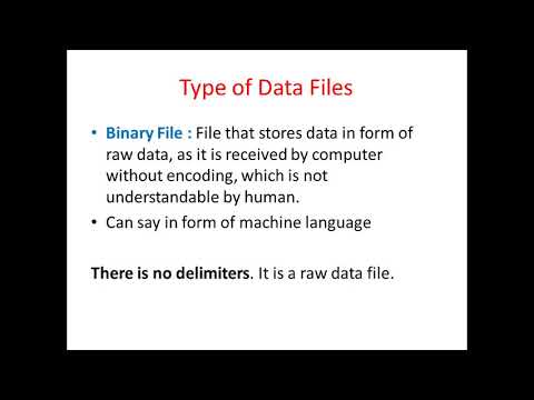 CLASS XII CS [File Handling] Part-1