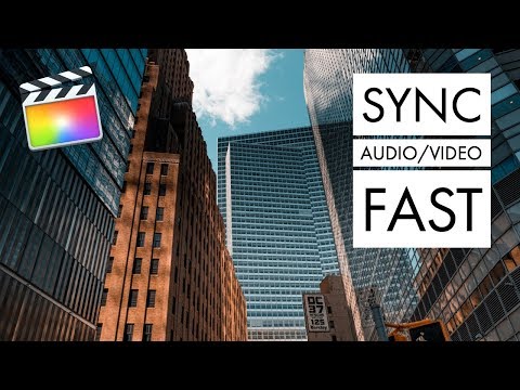 Sync Audio and Video FAST in Final Cut Pro X