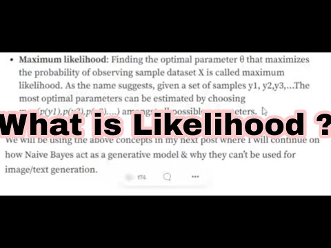 What is Likelihood ?