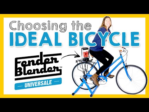 What makes the ideal bike for turning into a pedal-powered smoothie machine?