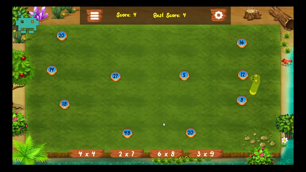 Math Snake -tegagame.com