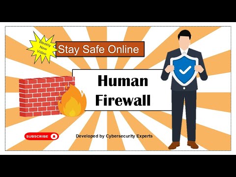 Human Firewall. Be Smart. #Cyberawareness #Cybersecurity