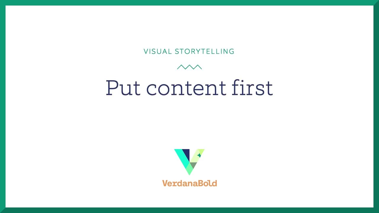 Presentation Design Tip #1: Put Content First