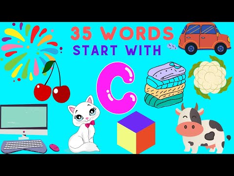 Words that start with letter C , What are some good C words, C words for kids, Words begin with C