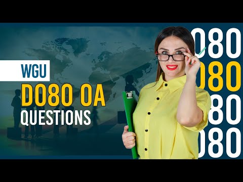 WGU D080 Managing in a Global Business Environment - FREE Guide 2025! ✅