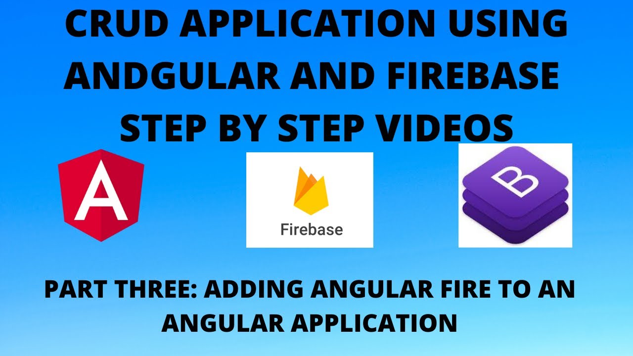 Adding Angular Fire to an Angular Application
