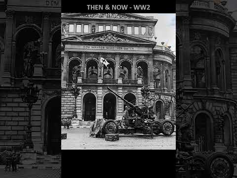Frankfurt am Main, 1945 March 4 cm anti aircraft gun of the 5th US Division