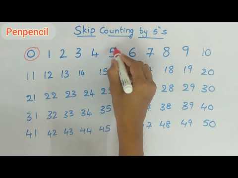 Skip Counting by 5's/Ukg Maths