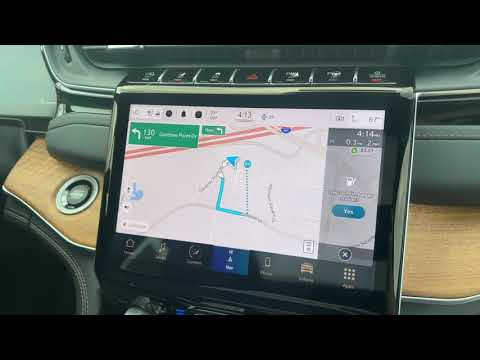 Jeep Grand Cherokee Passenger interactive Screen Walk thru