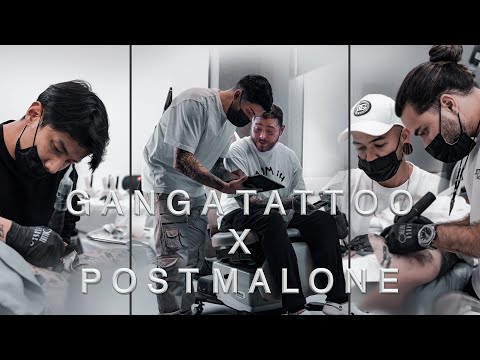 GANGA TATTOO x POST MALONE - TATTOO SESSION UNDER ANESTHESIA