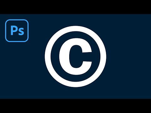 How to Insert a Copyright Symbol In Adobe Photoshop
