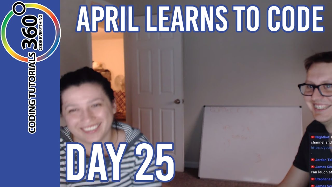 Day 25 | April Learns to Code | 100 Days of Coding Challenge