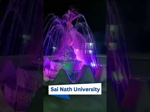 Sai Nath University Ranchi Jharkhand #campus #fountain #university #universitycampus