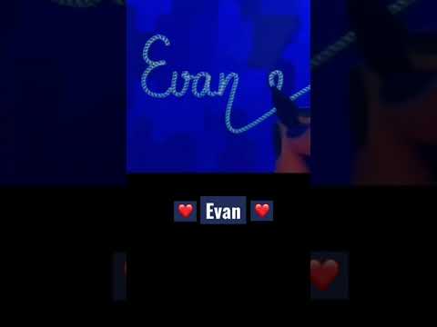 EVAN (Calligraphy video) #calligraphy #name #evan