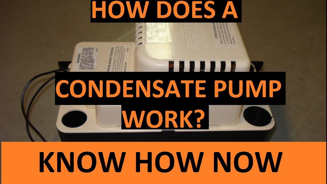 How a Condensate Pump Works