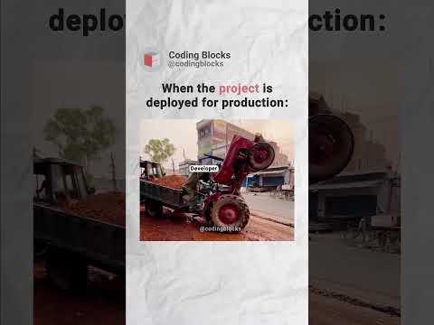 When the project is deployed for production | Who else can relate | Coding Blocks! #code