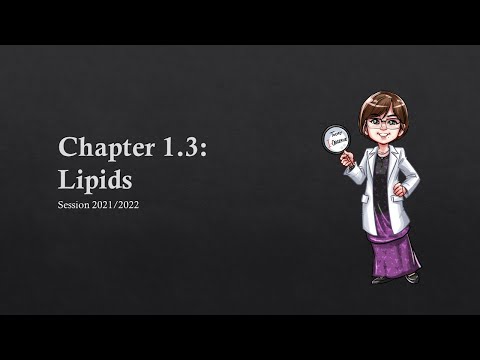 1.3: Lipids