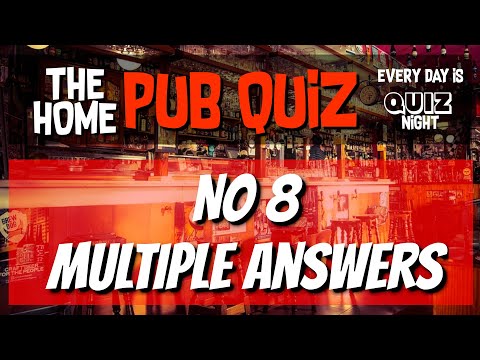 20 GREAT PUB QUIZ QUESTIONS ON GENERAL KNOWLEDGE TRIVIA NO.7 BAR TRIVIA #trivia  #quiz #pubquiz