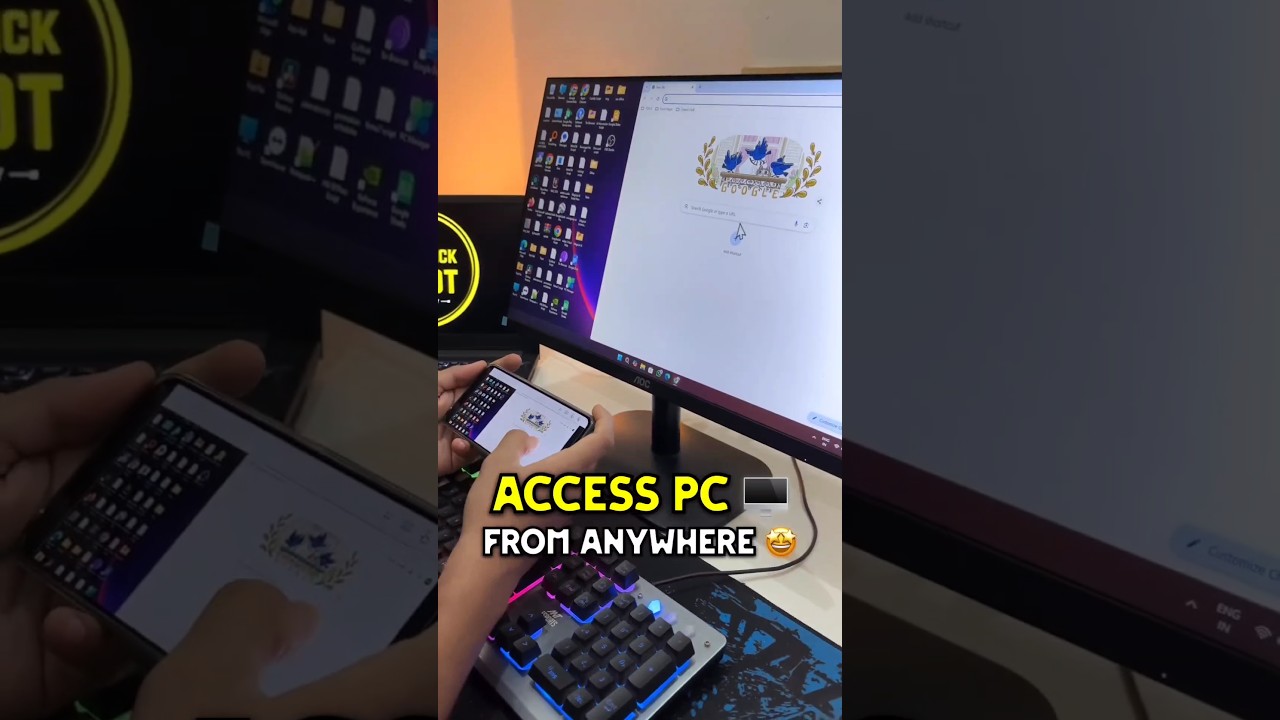 * Access Your PC Remotely with Your Phone #remoteaccess #pcaccess