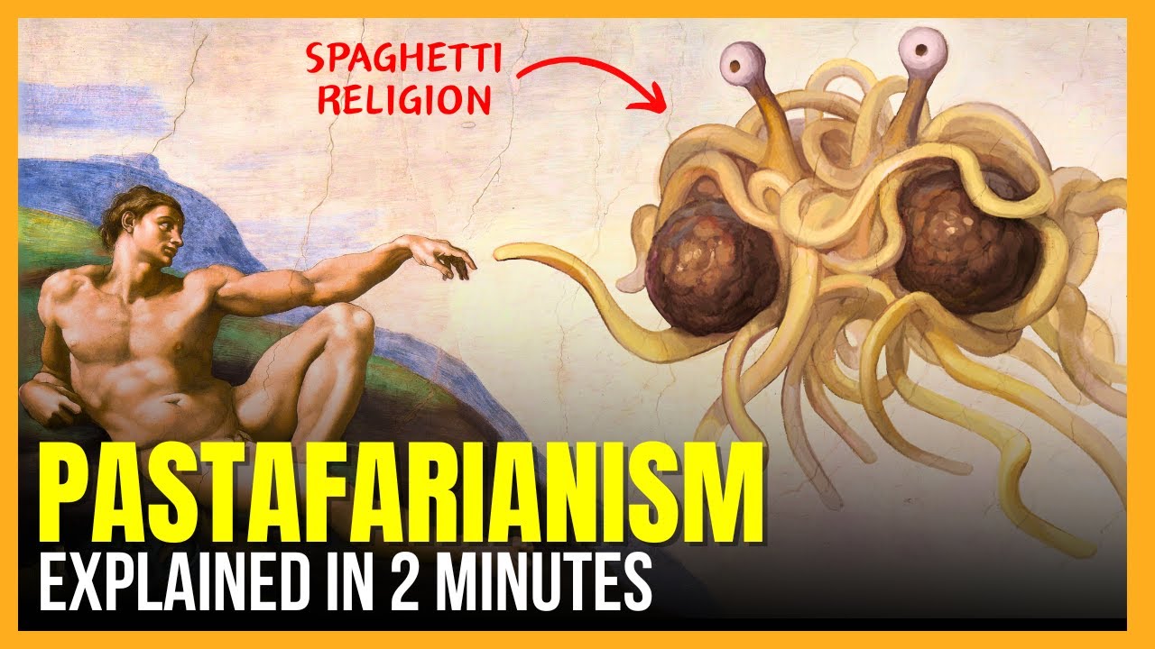 Flying Spaghetti Monster CHURCH Explained in 2 Minutes