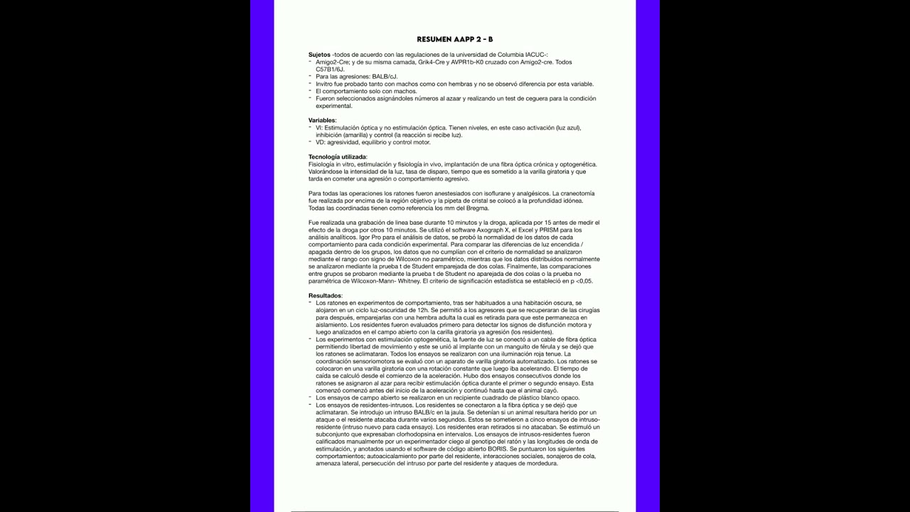 PEC 2 psicobiologa Informeresumen