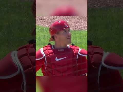 J.T. Realmuto was ejected for this during a spring training game 👀 | New York Post Sports #shorts