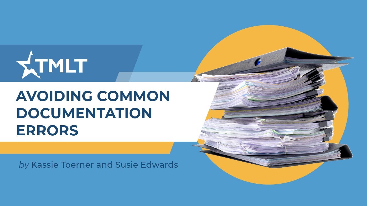 Avoiding common documentation errors