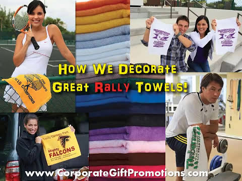 See how we print customized rally sport towels