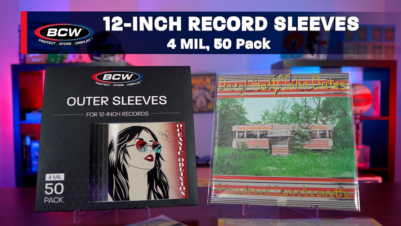 4 Mil Polypropylene Record Sleeves
