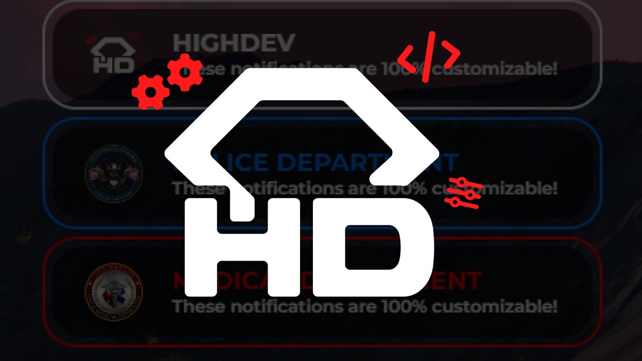 [STANDALONE] High Notify, Highly Customizable FiveM Notification System