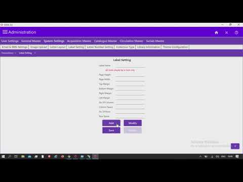 SOUL 3.0 Administration_System Settings_Label Settings
