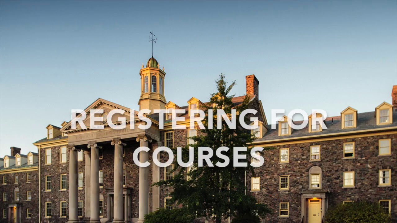 Course Registration How-to - 4. Registering for courses