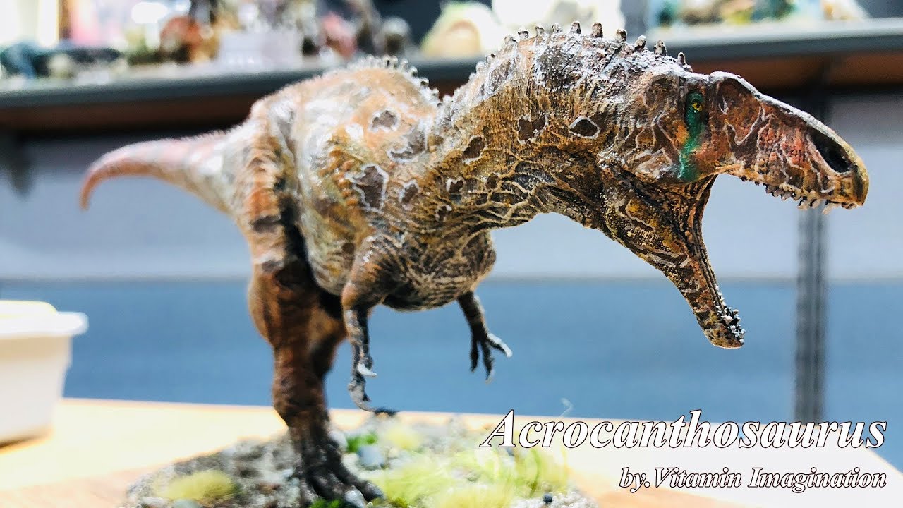 Acrocanthosaurus 1/40 finished model by. Vitamin Imagination